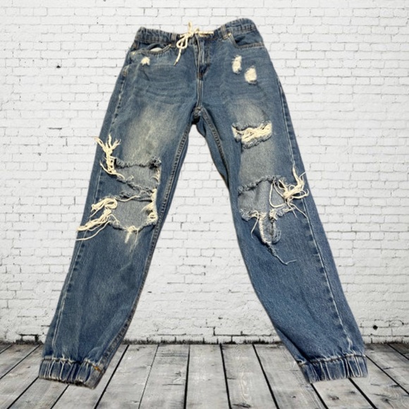 Bluenotes | Jeans | Bluenote Denim Womans Distressed Tie Waist Jeans H ...